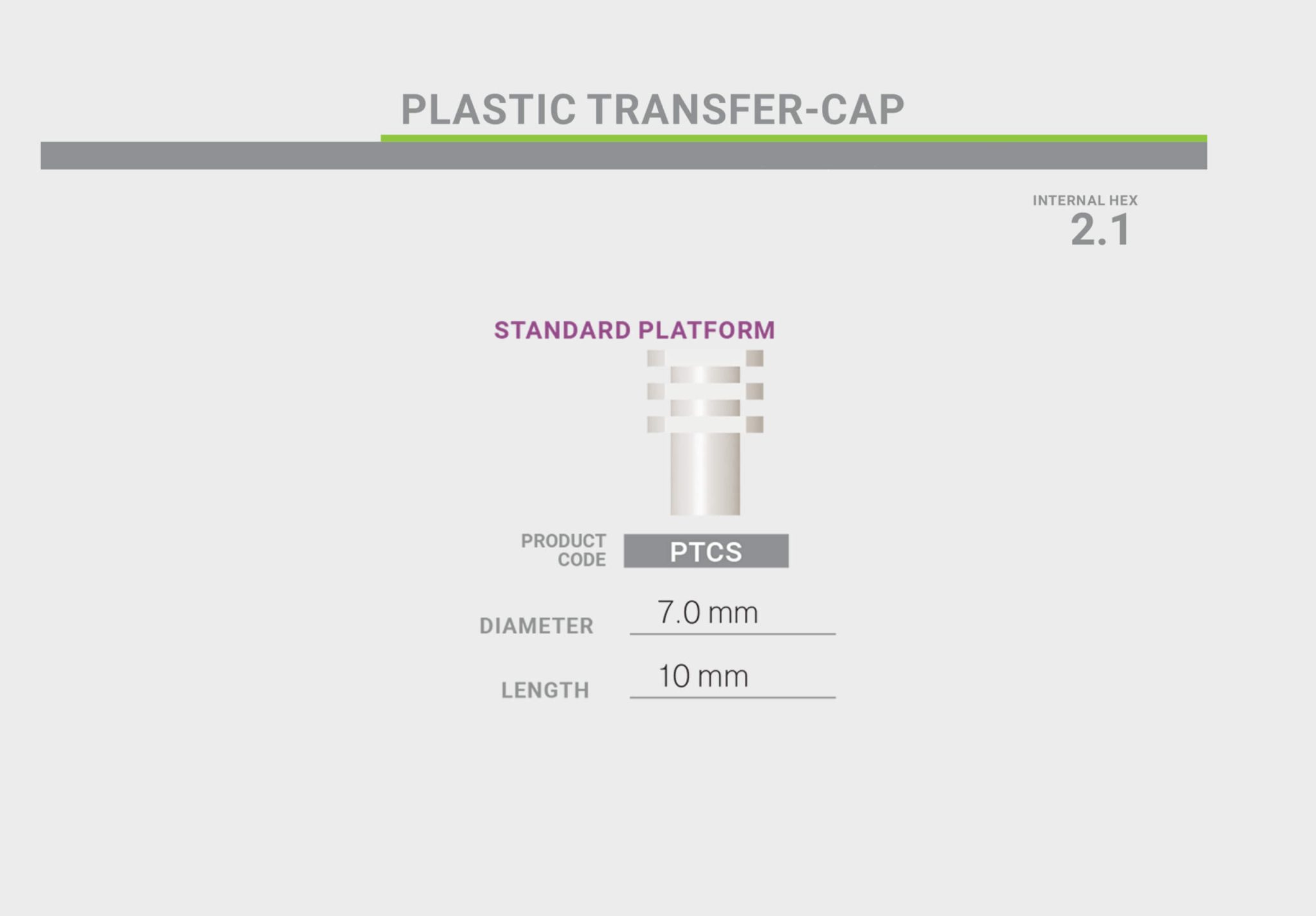 Plastic Transfer-Cap / Standard Platform - دیان سلامت دندان